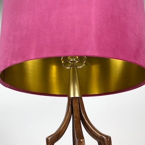 LAMPSHADE ONLY, Velvet Lampshade, Hot Pink Color Lampshade, Handmade ...