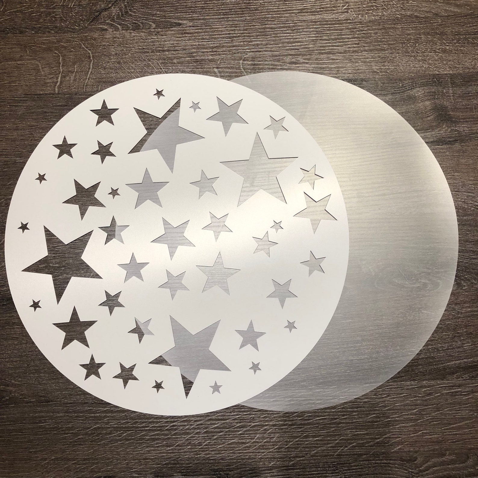 DIFFUSER ONLY, Two Part Stars Design Drum Lampshade Diffuser, Diffuser for Suspended Ceiling ...