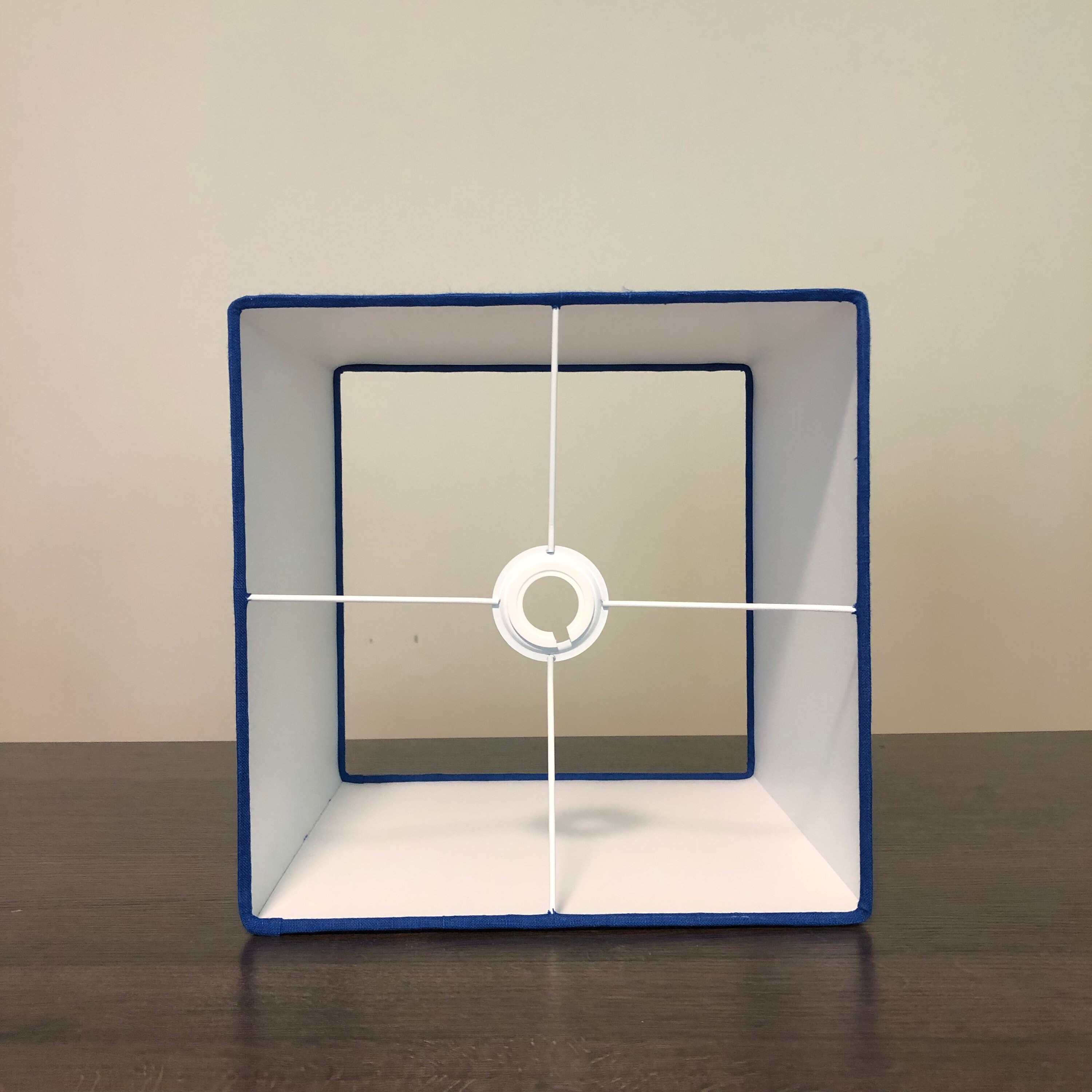 LAMPSHADE ONLY Square Cube Box Lampshade Linen Lampshade - Etsy