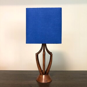 LAMPSHADE ONLY, Square Cube Box Lampshade, Linen Lampshade, Handmade ...