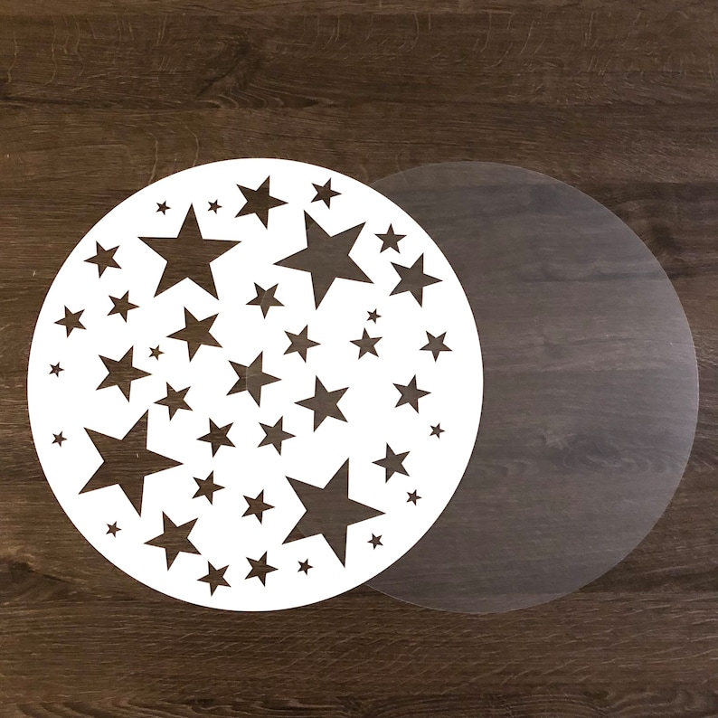 DIFFUSER ONLY, Two Part Stars Design Drum Lampshade Diffuser, Diffuser ...