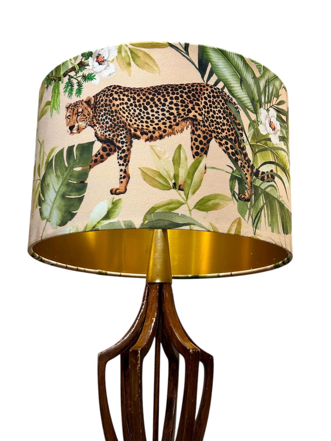 LAMPSHADE ONLY, Velvet Cheetah Leopard Lampshade, Jungle Animal ...