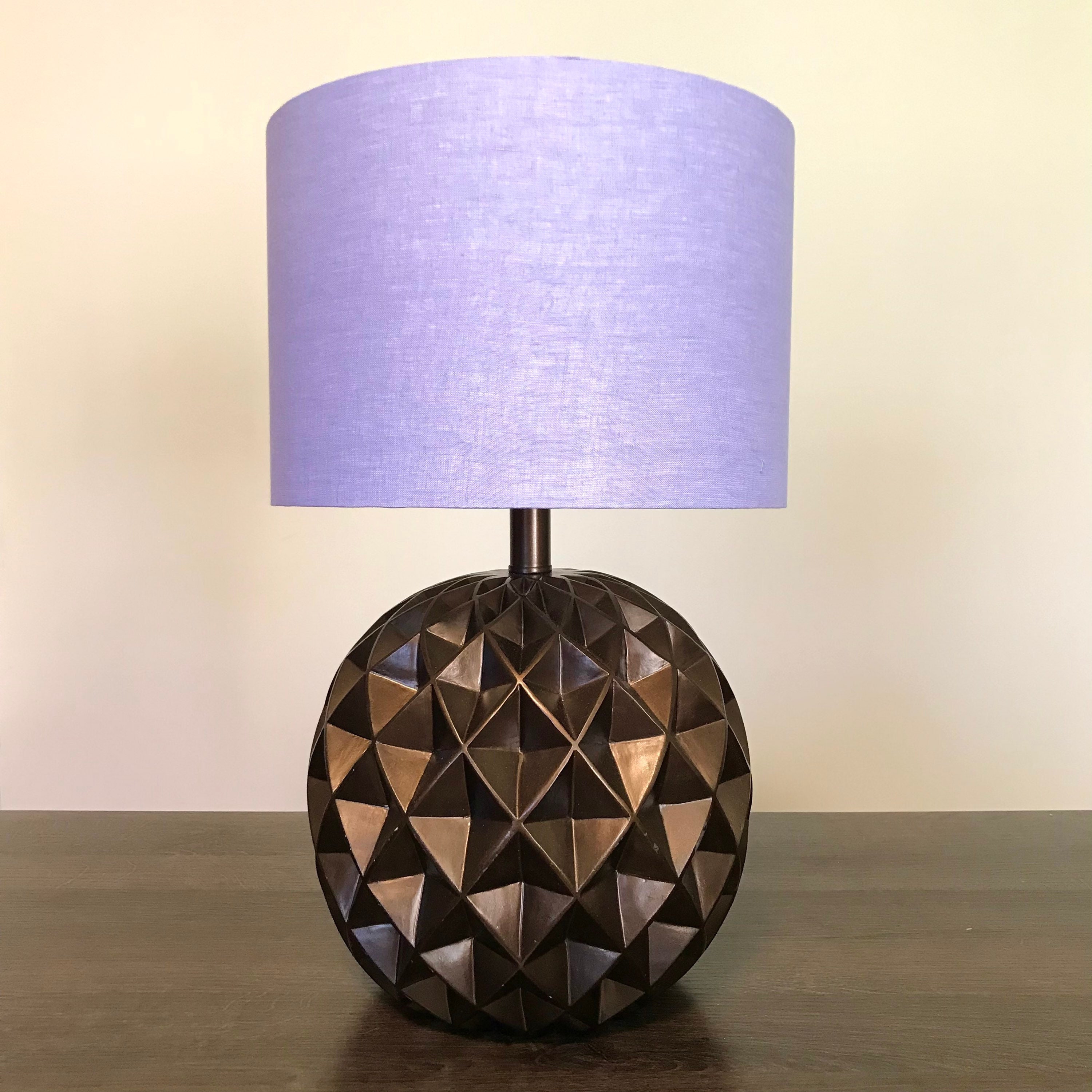 LAMPSHADE ONLY, Purple Lampshade, Linen Lampshade, Handmade Lampshade ...
