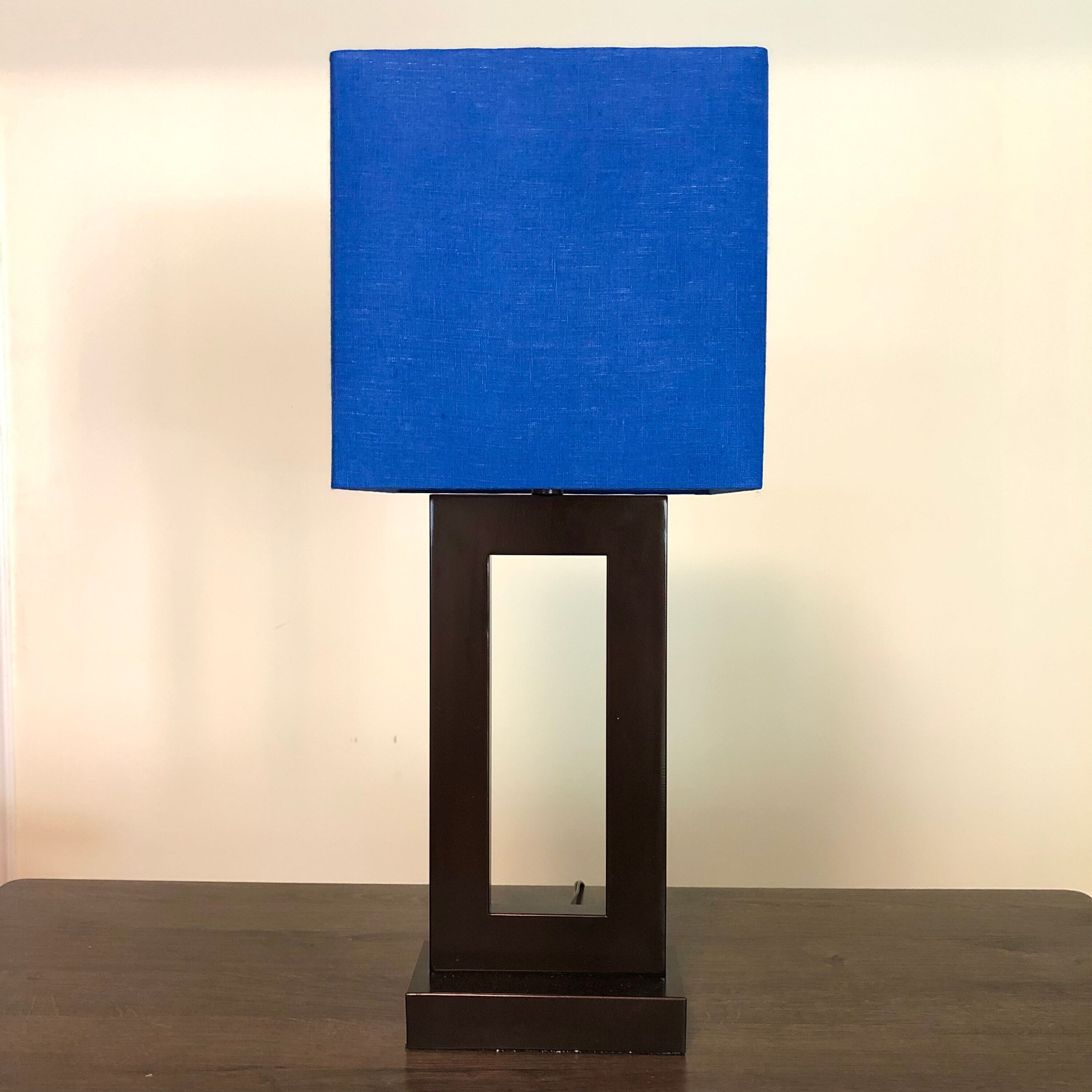 LAMPSHADE ONLY, Square Cube Box Lampshade, Linen Lampshade, Handmade ...