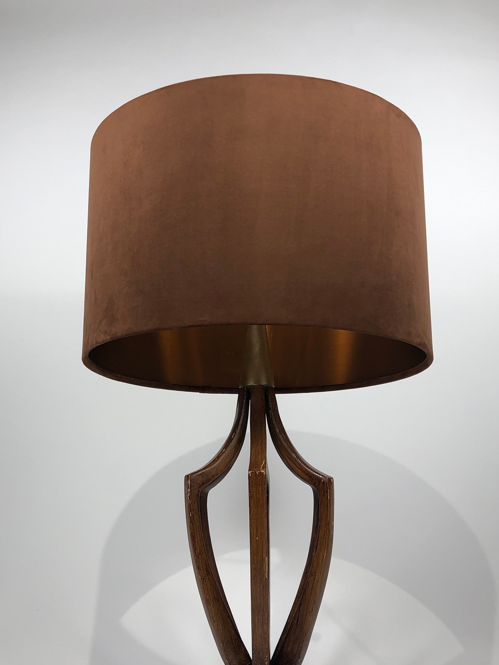 LAMPSHADE ONLY, Velvet Lampshade, Brown Color Lampshade, Handmade ...