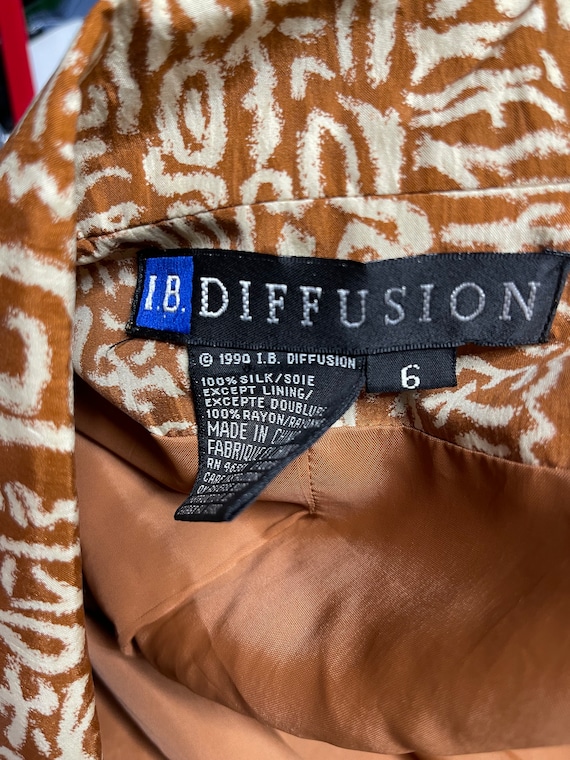Vintage IB Diffusion Tribal Silk Suit - Gem