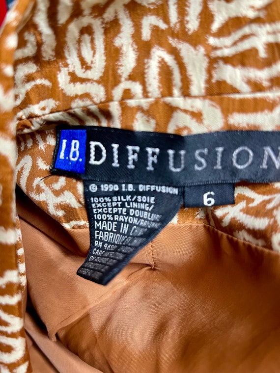 Vintage IB Diffusion Tribal Silk Suit - Gem