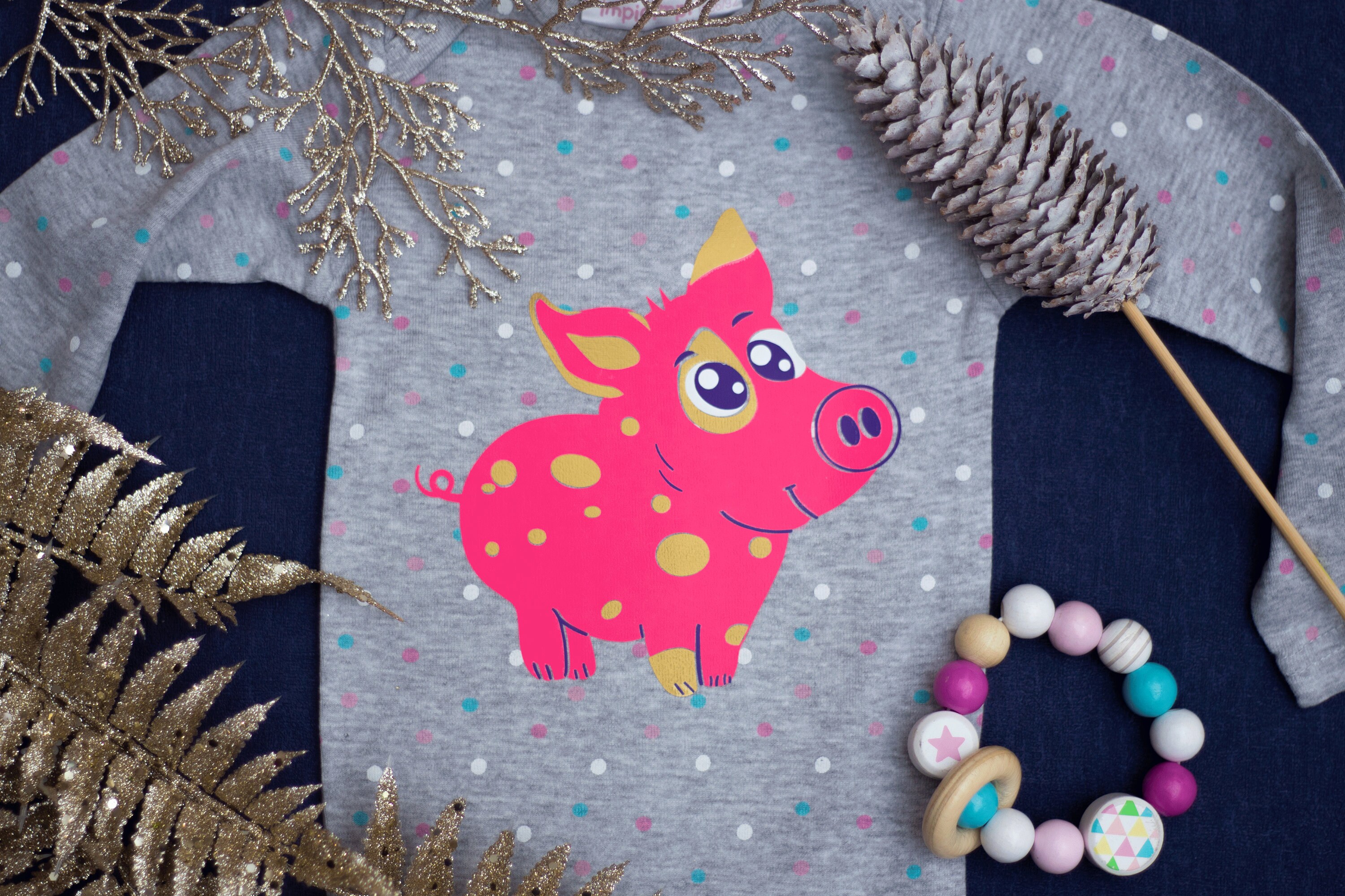 Plotterdatei Ferkel Finni Plotterdatei Schwein, SVG,DXF,PNG für Brother, Cricut, Silhouette ...