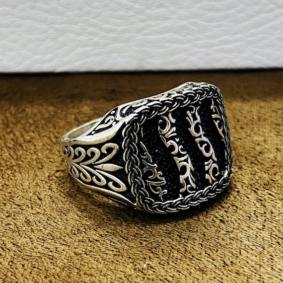 Handmade Men's Ring Silver Squaresilver Colorsquare Ring - Etsy