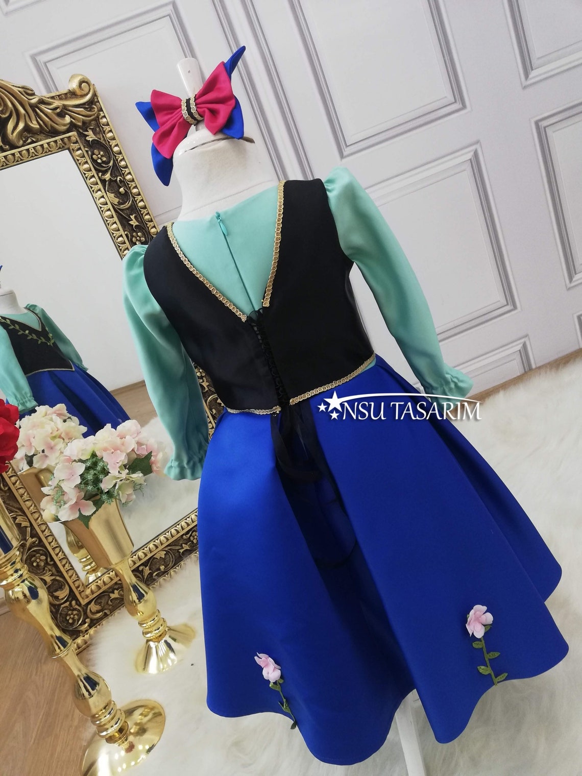 Princess Anna Dress. Princess Anna Costume. Anna Theme Dress. - Etsy