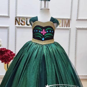 Princess Anna Dress . Baby Girl Dress. Anna Costume. Princess Anna ...