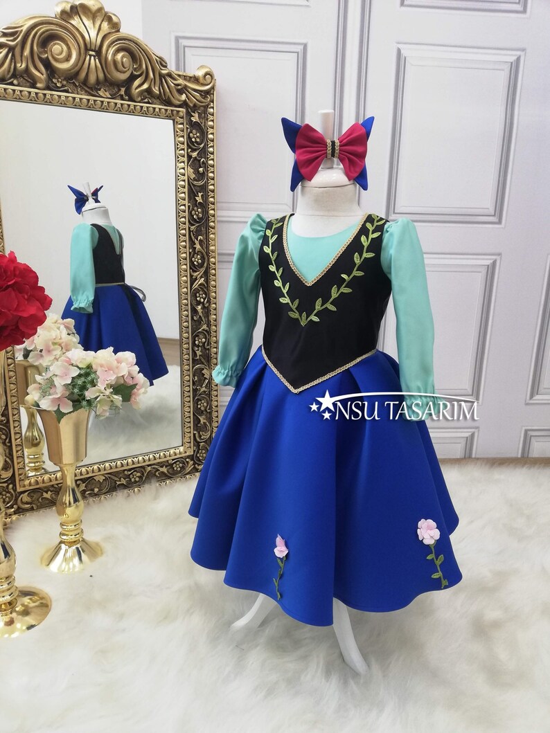 Princess Anna Dress. Princess Anna Costume. Anna Theme Dress. - Etsy