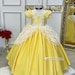 Yellow Princess Costume . Baby Girl Dress. Yellow Princess - Etsy