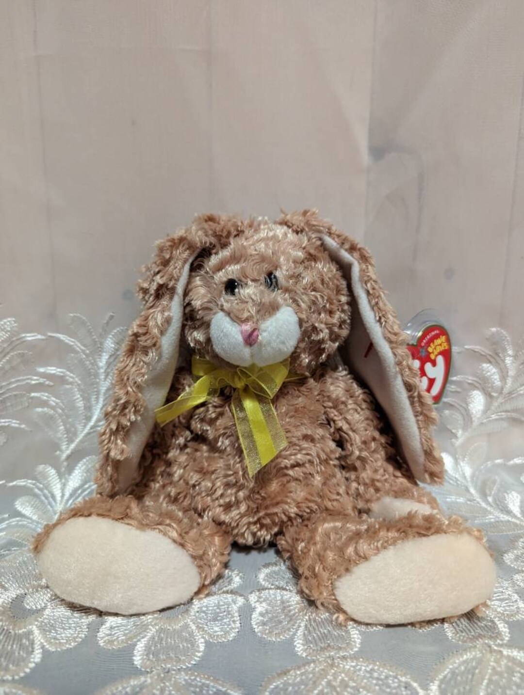 Ty Beanie Baby - Harrison the Bunny Rabbit - Mint Easter Plush Toy (7in ...