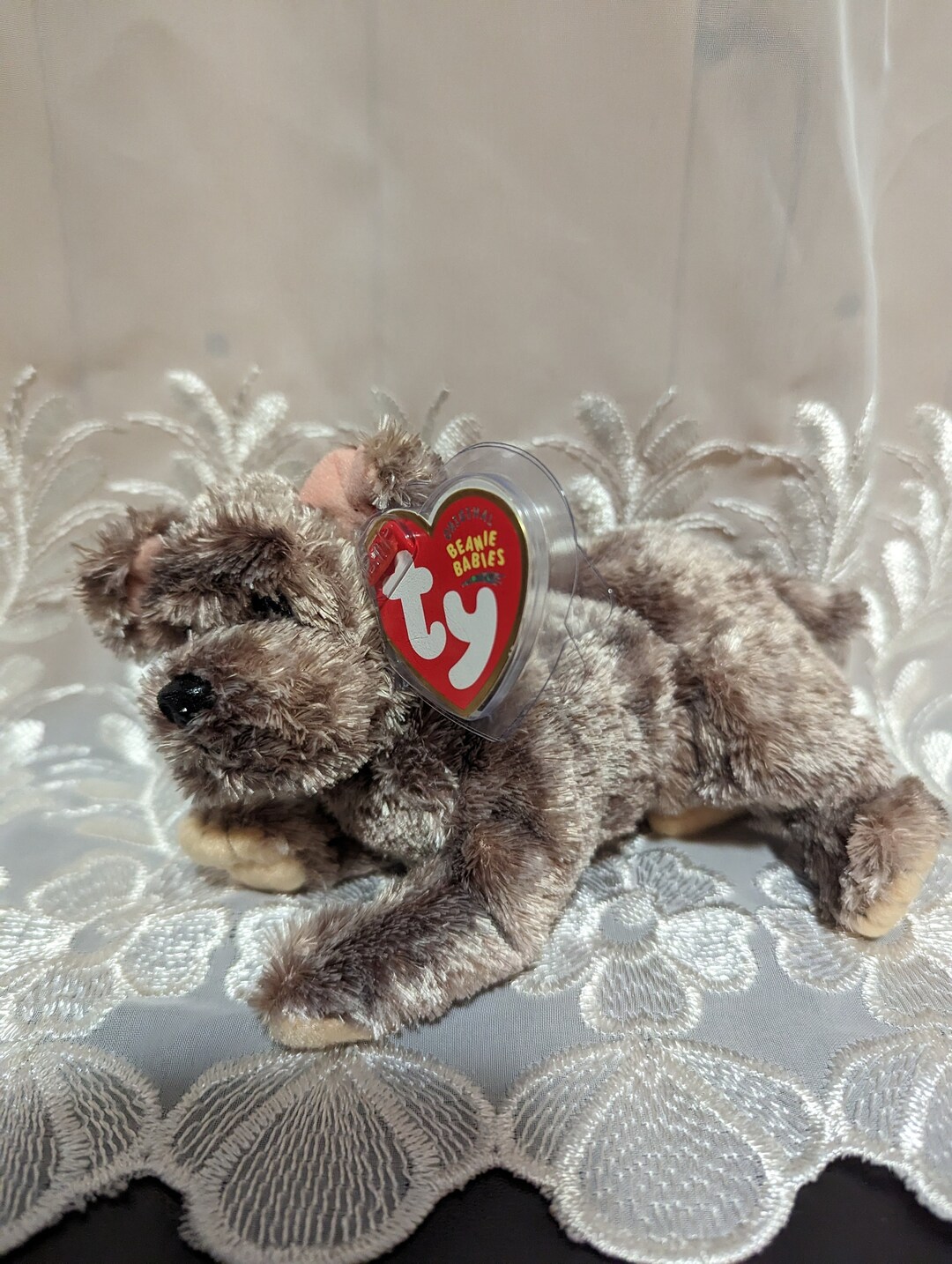 Ty Beanie Babies - Cutesy the Dog - Mint Rare Plush Toy (7in) - Etsy