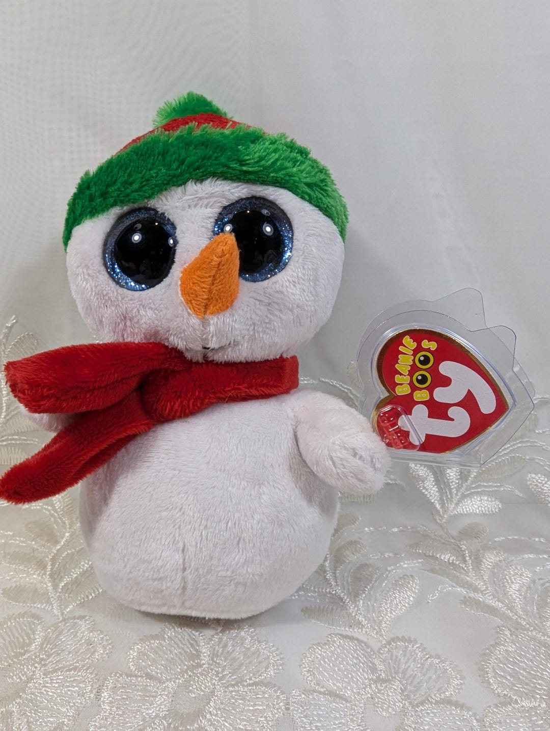 Ty Beanie Boo - Scoops the Snowman (6in) - Etsy