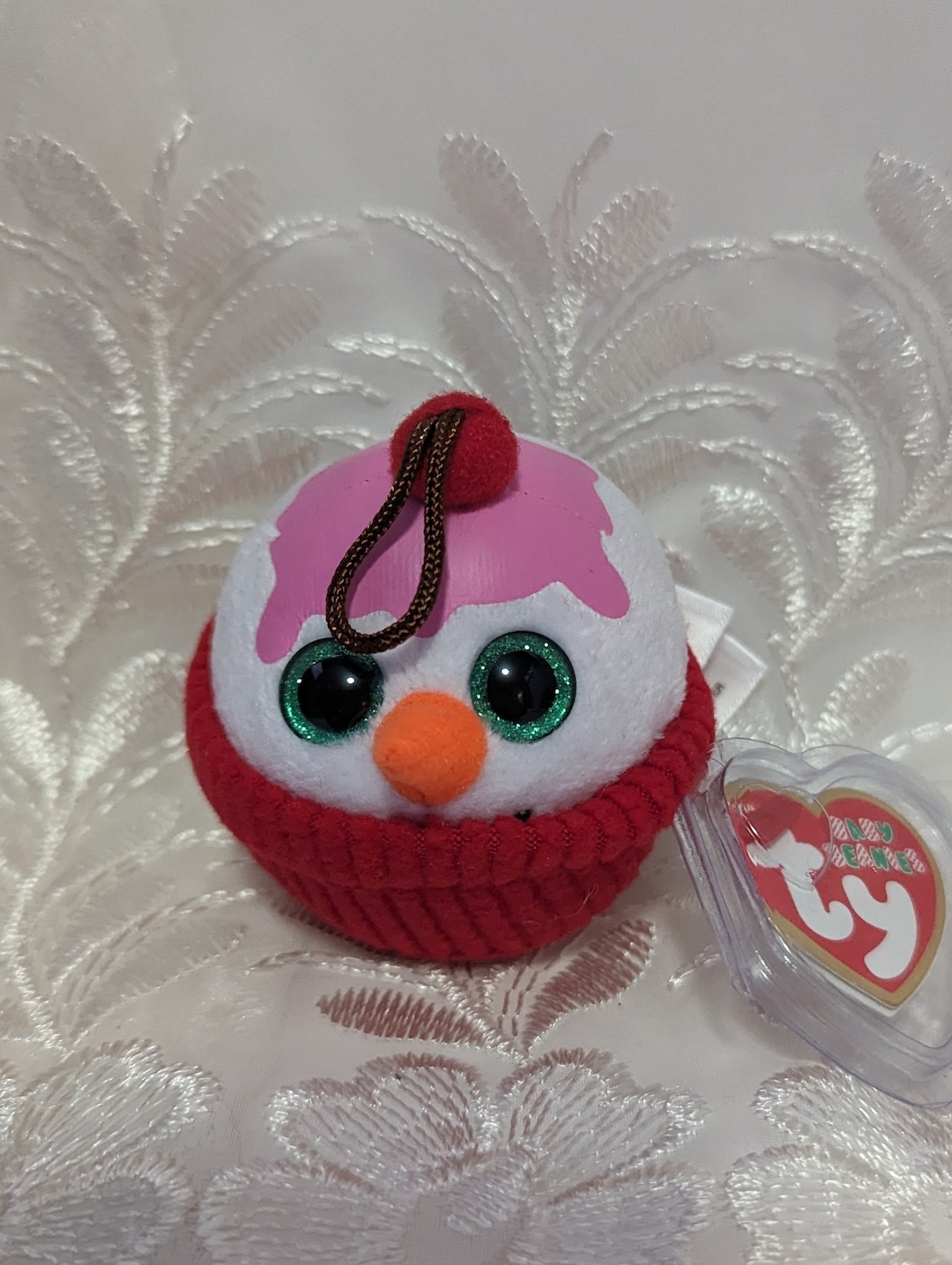 Ty Baby Beanies - Flakes the Snowman Sundae (3in) - Etsy