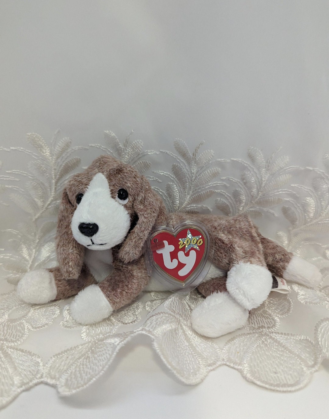 Ty Beanie Baby - Sniffer the Beagle Dog (7in) - Etsy