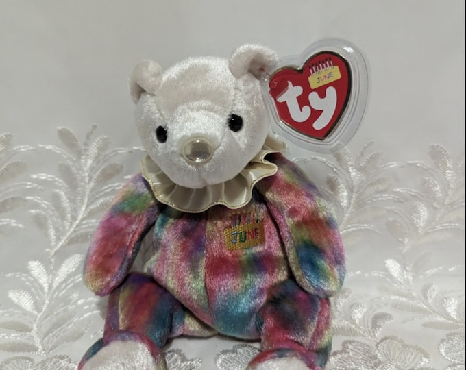 Cherished Teddies Little Sparkles Birthstone Bears june Mini Figurine ...