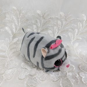 Ty Teeny Tys - Cassie the Gray Cat (3.5in) No Tag - Etsy