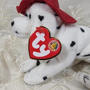 Ty Beanie Baby of the Month - Fireplug the Dalmatian (6in) - Etsy