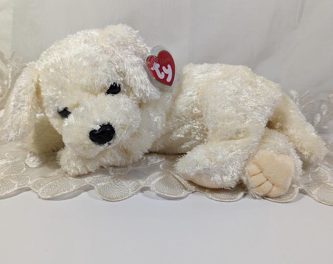 Ty Classic Collection - Tidbit the Yellow Lab Puppy Dog *very Rare* (11 ...