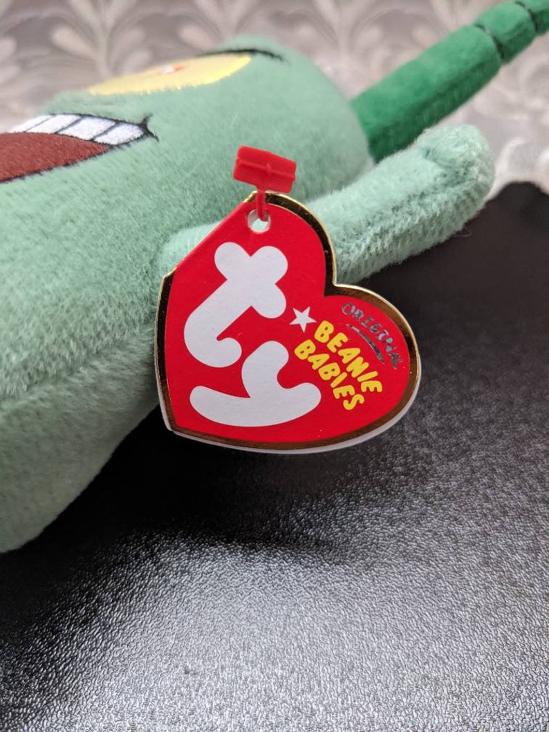 Ty Beanie Babies Sheldon J Plankton From Spongebob the TV - Etsy