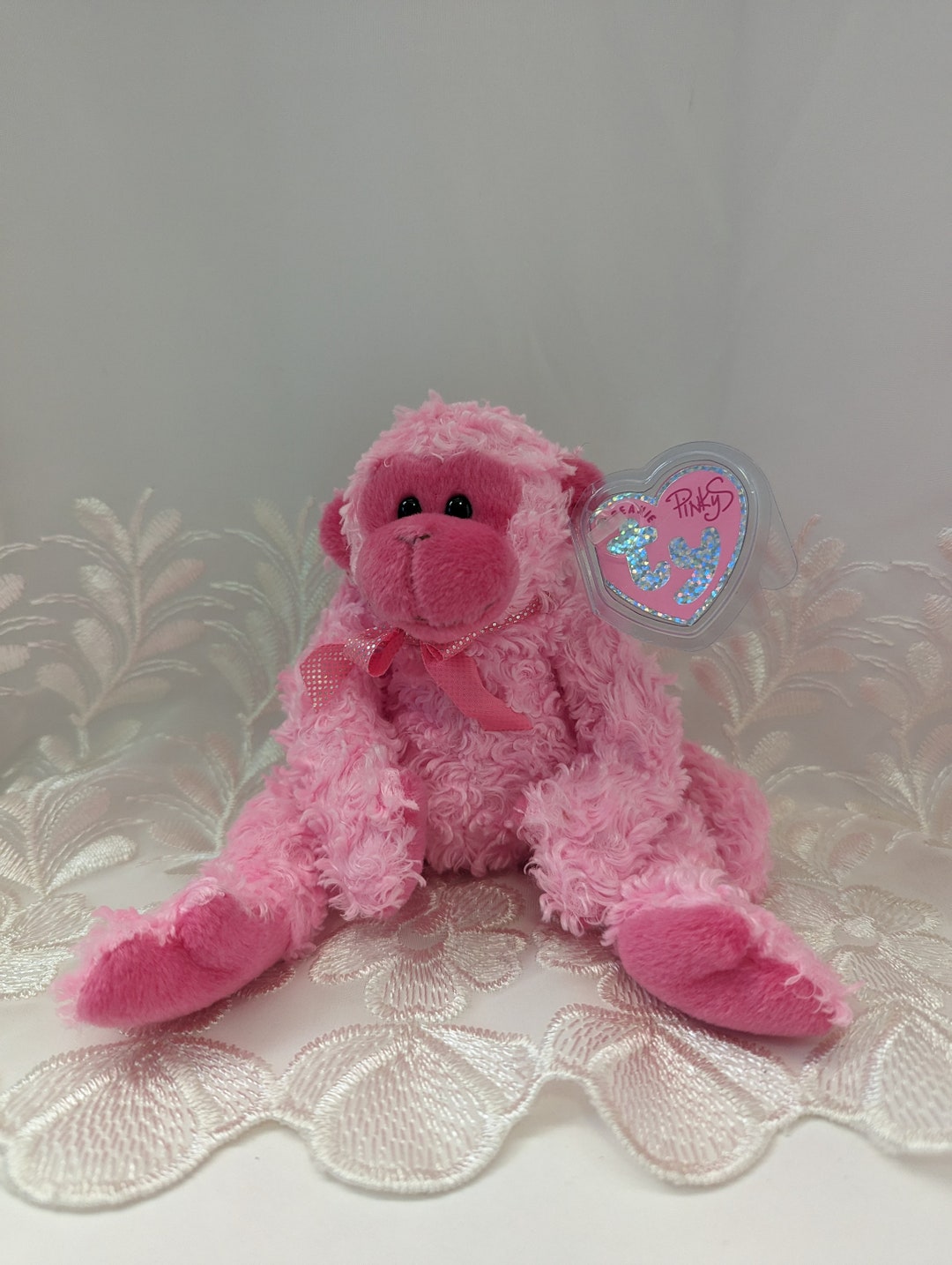 Seller Away Jan 13 27 Ty Pinkys Julep the Pink Monkey 8in - Etsy