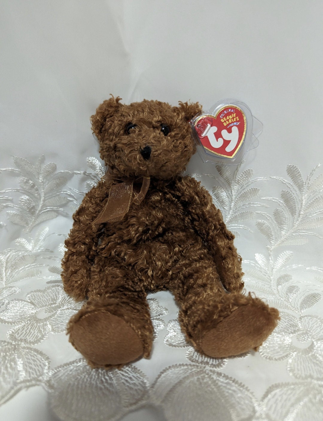 Ty Beanie Baby - Hawthorne the Brown Teddy Bear (8.5in) - Etsy