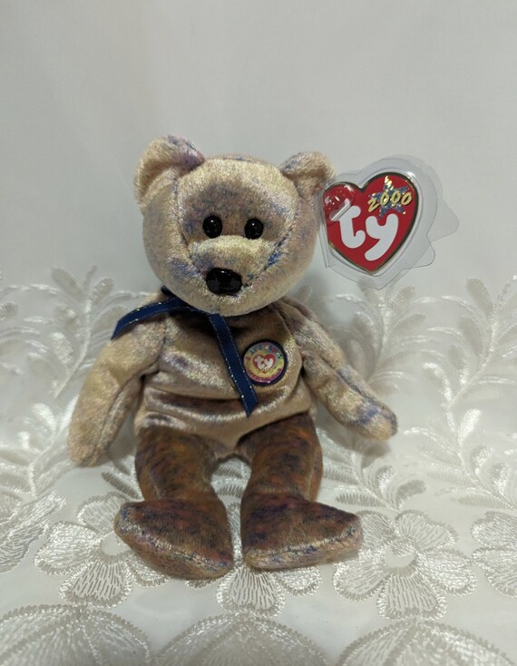Ty Beanie Baby Clubby III The Gold Bear 8.5in