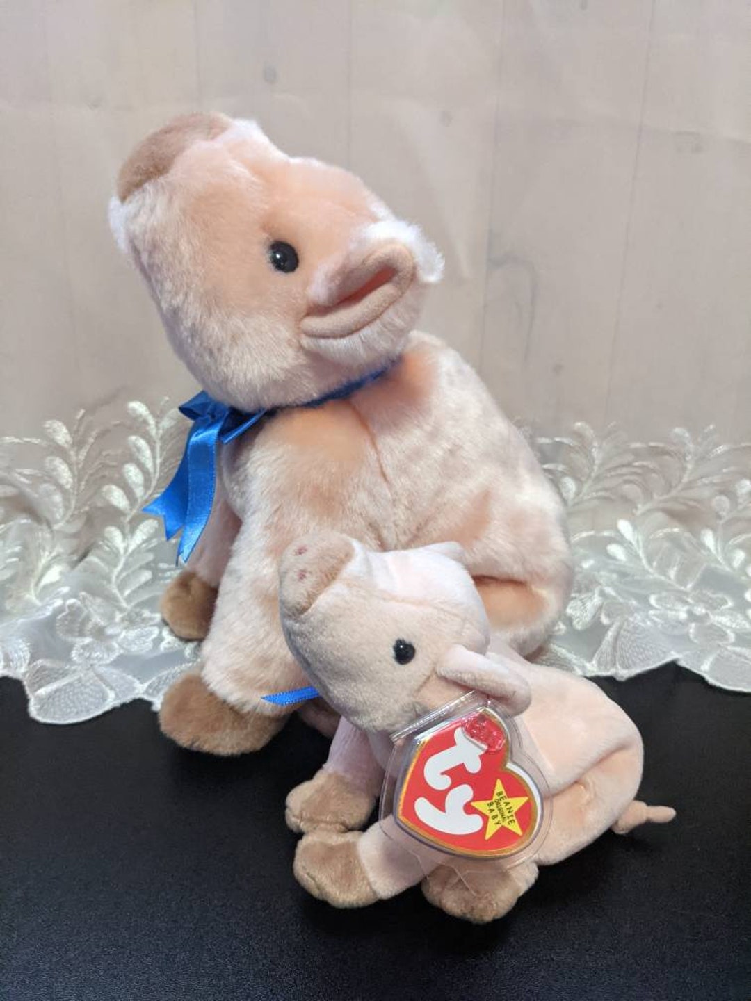 Seller Away Jan 13 27 Ty Knuckles the Pig Beanie Baby Beanie Buddy no ...
