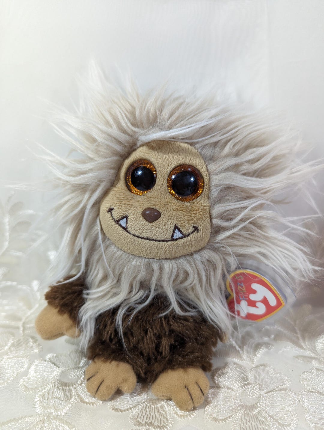 Ty Frizzys - Zinger the Brown Monster (6.5 In) Creased Tag - Etsy