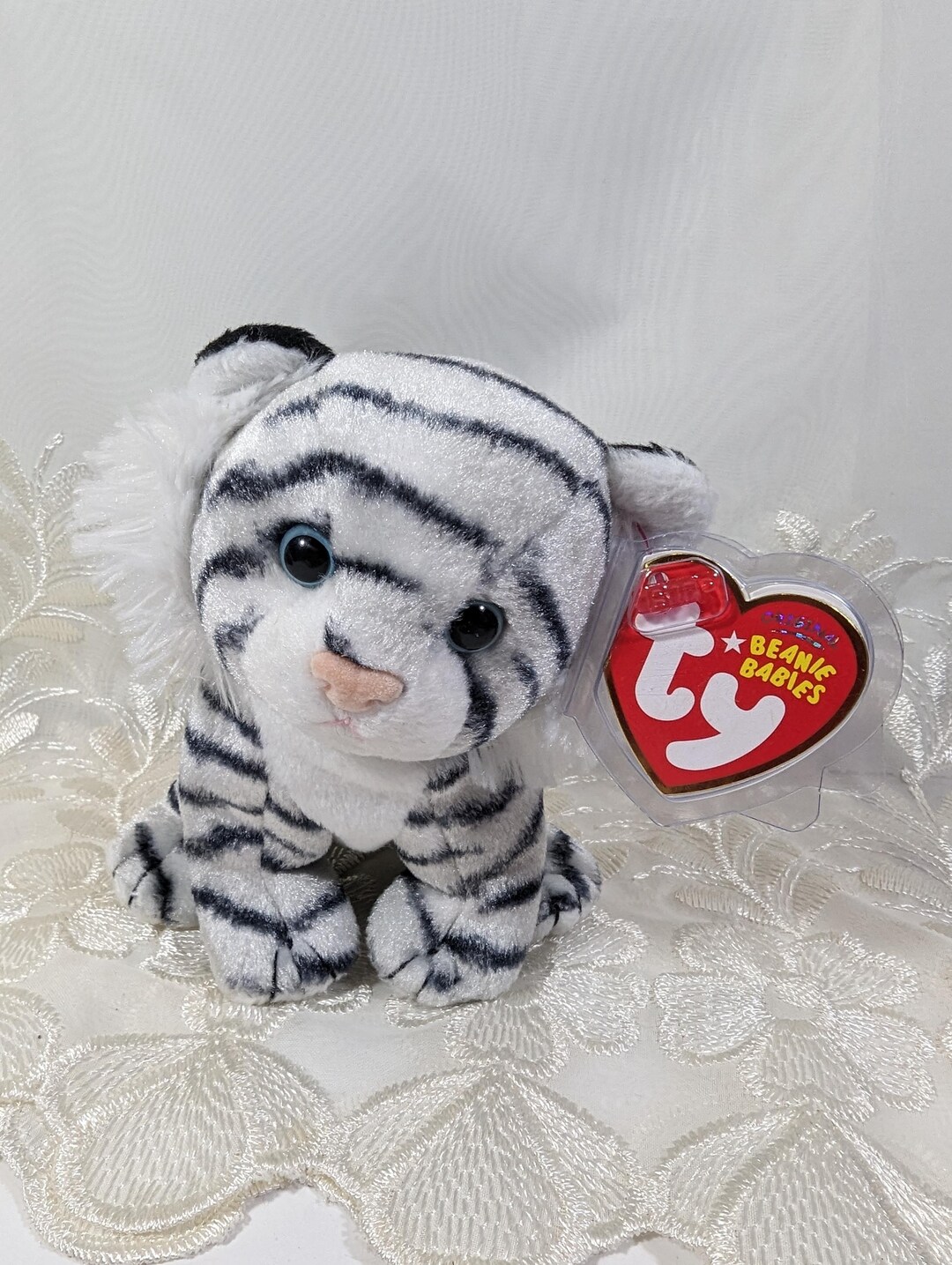 Ty Beanie Baby - Teegra the White Tiger (5.5 In) - Etsy