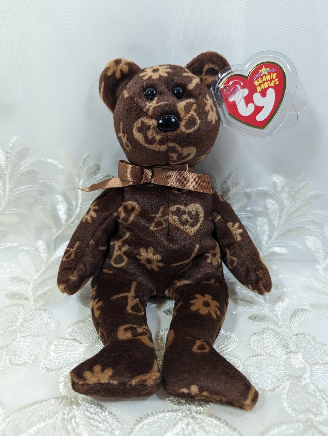 Ty Beanie Baby - Signature Bear the Brown Bear (8.5in) - Etsy