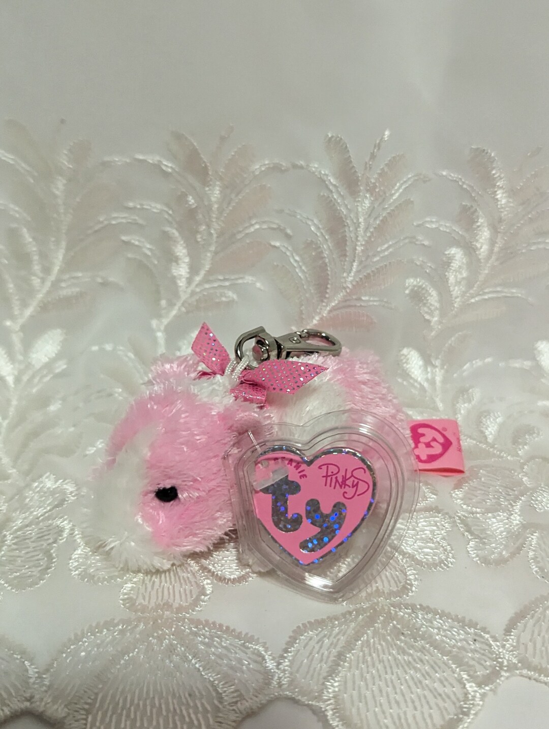 Ty Pinkys - Rosa the Guinea Pig Metal Keychain Clip (4in) - Etsy