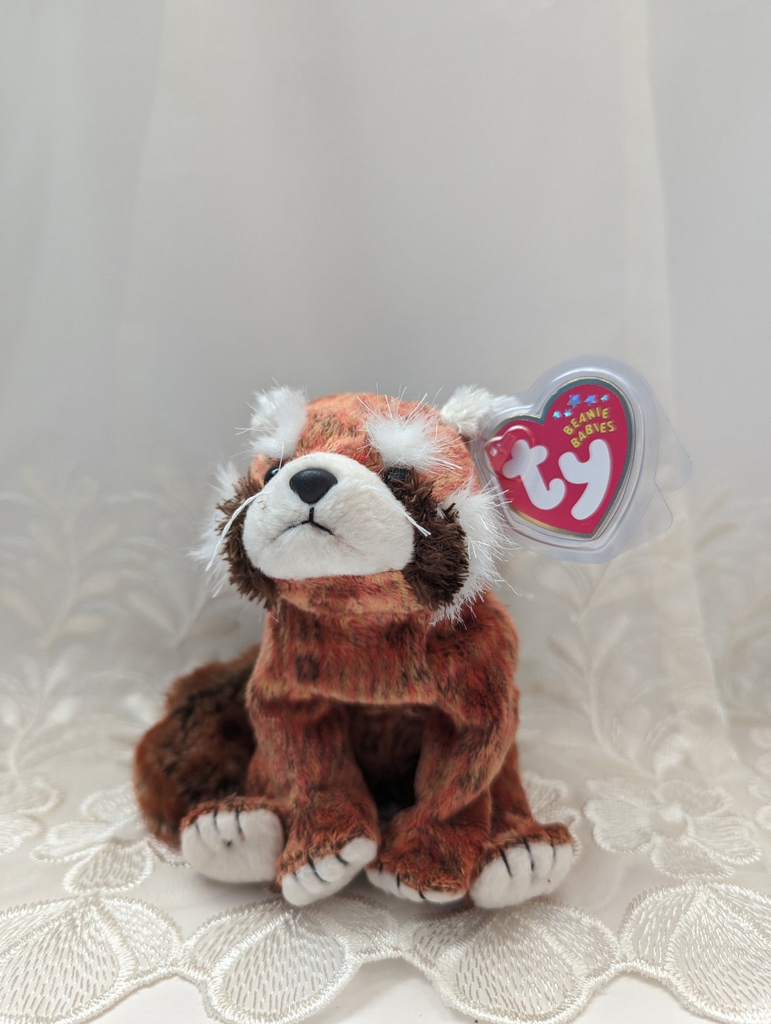 Ty Beanie Baby - Rusty the Red Panda (7in) - Etsy