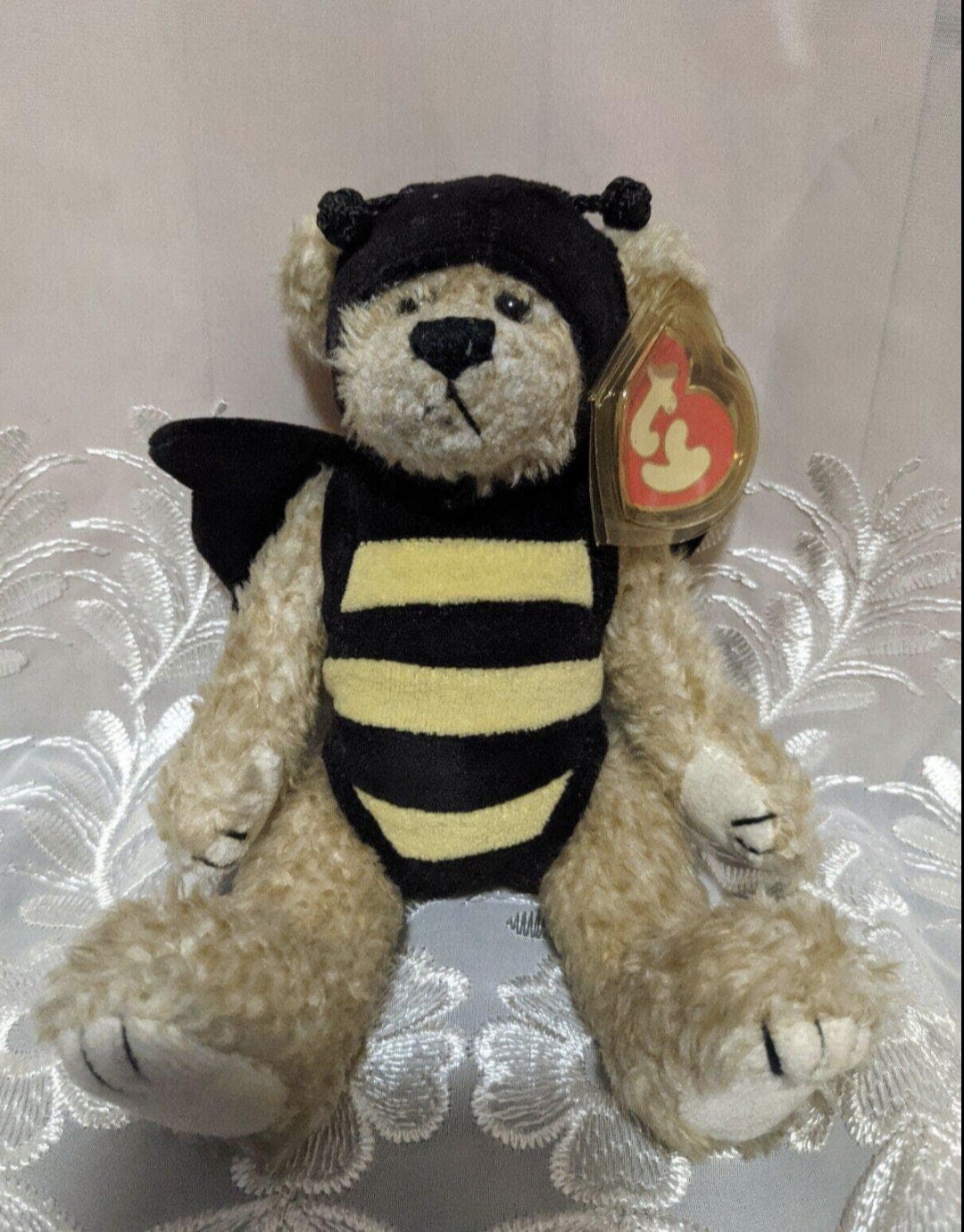 Ty Attic Treasure Collection - Beezee the Bear (8in) - Etsy