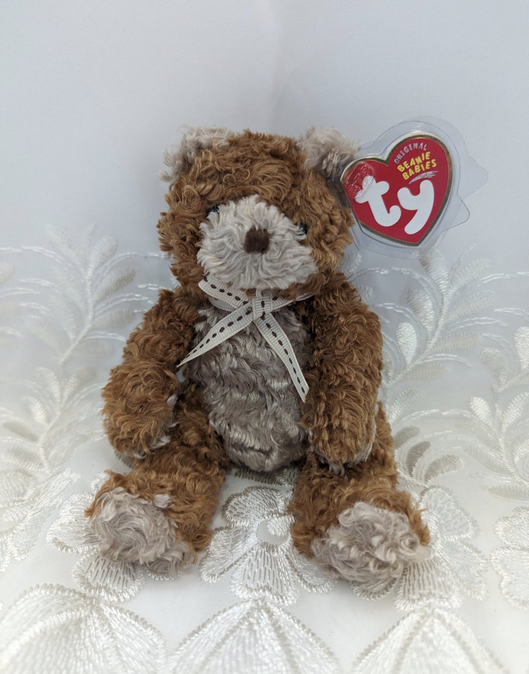 Ty Beanie Baby - Whittle the Brown Bear (6in) - Etsy