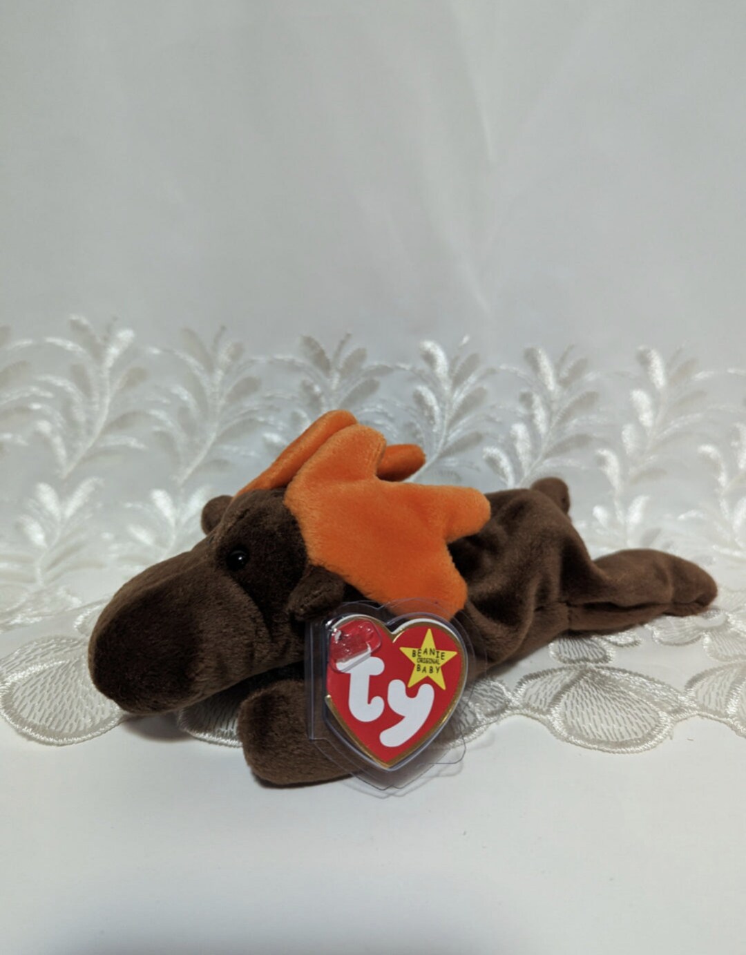 Ty Beanie Baby - Chocolate the Brown Moose (8in) - Etsy
