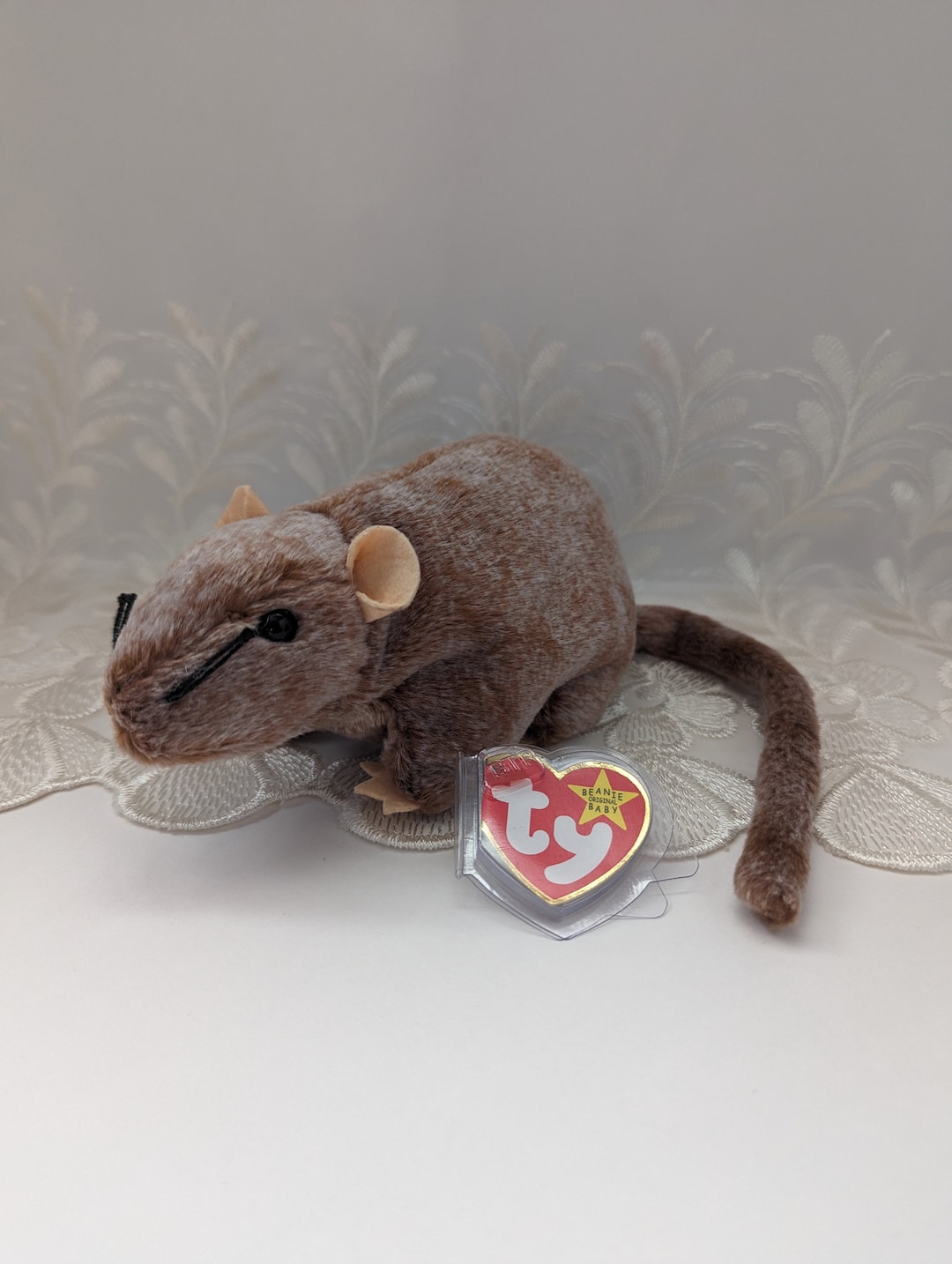 Ty Beanie Baby - Tiptoe the Mouse (6in) - Etsy