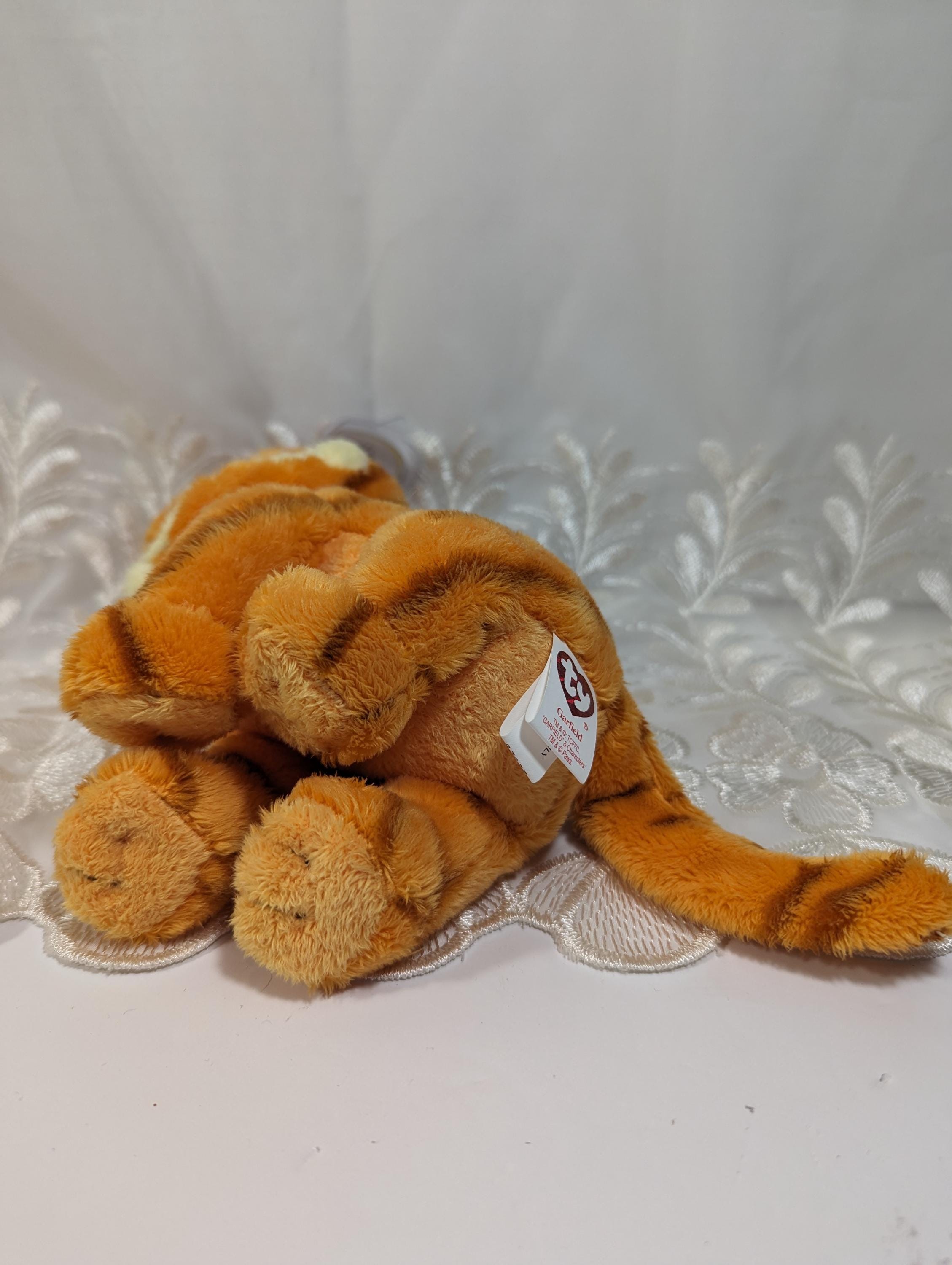 Ty Beanie Baby - Garfield the Cat - Mint Plush Toy (7in) - Etsy