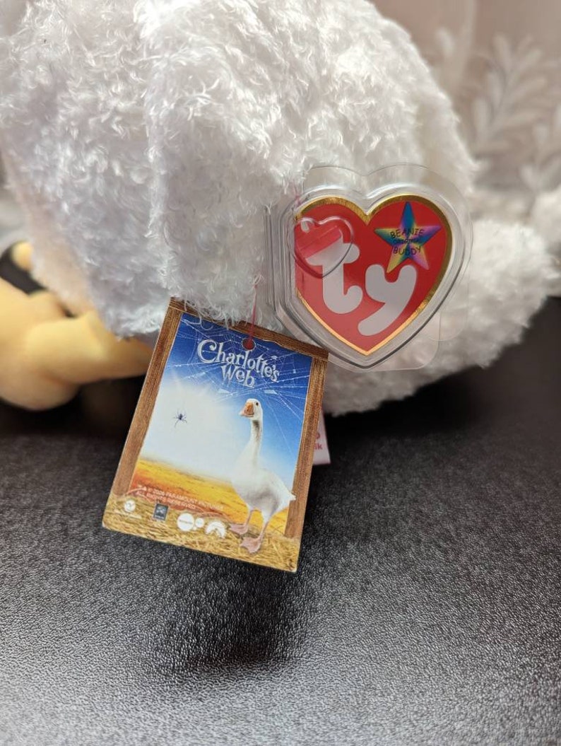 Ty Gussy the Goose From Charlotte's Web Beanie Baby - Etsy