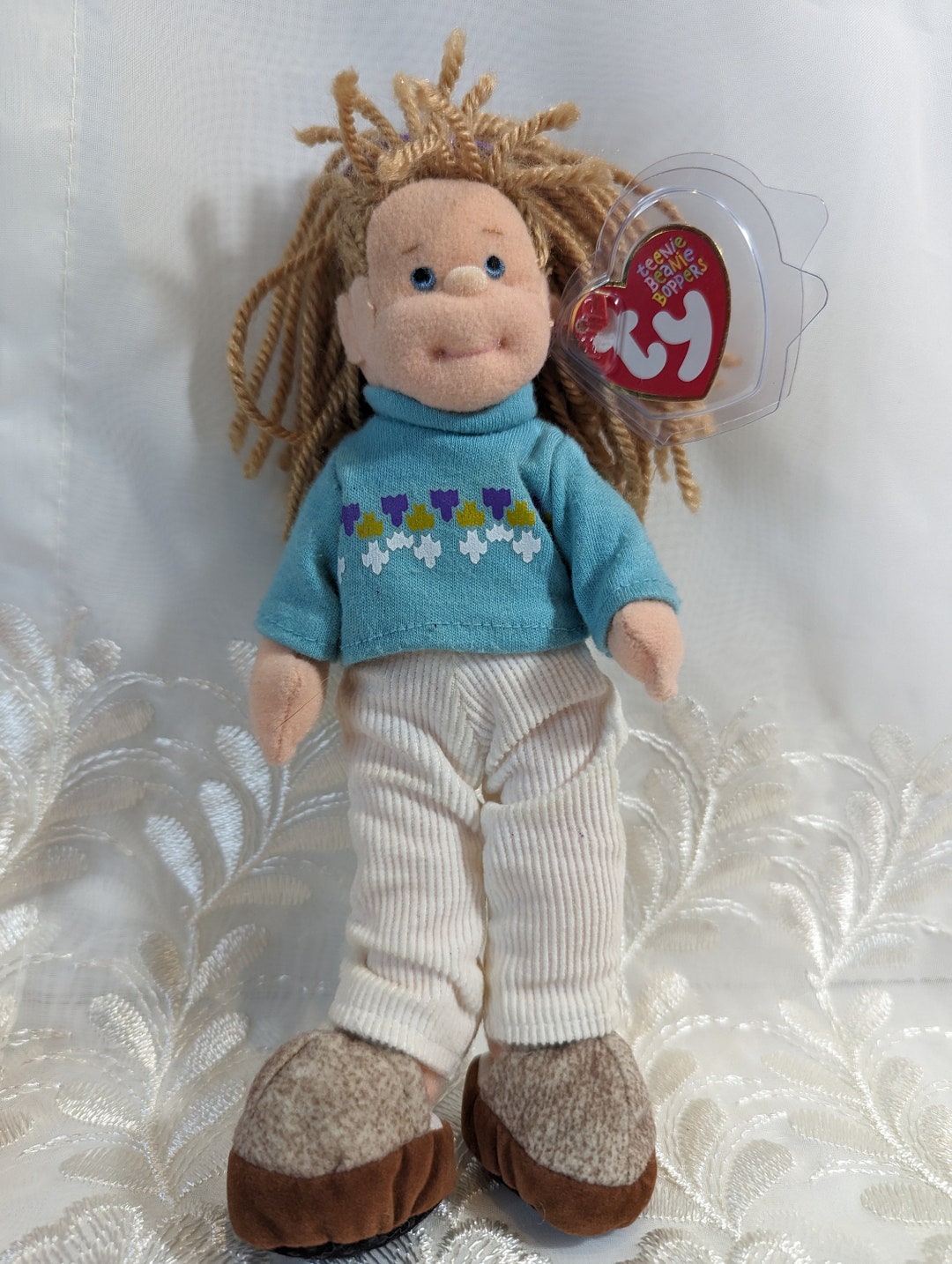 Ty Teenie Beanie Bopper Cool Cassidy the Girl Doll 9in Creased Tag - Etsy