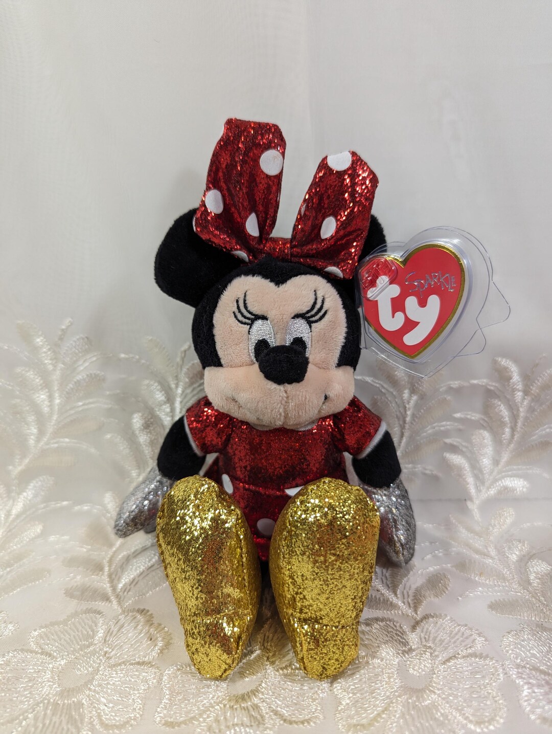 Ty Sparkle Collection - Minnie Mouse the Disney Mouse (7in) - Etsy