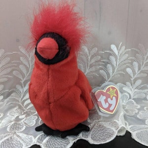 Ty Beanie Baby - Mac the Red Cardinal Bird Plush Toy (5in) - Etsy