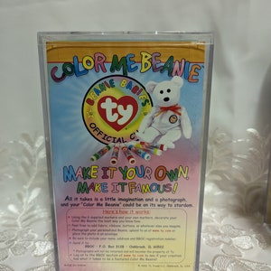 Ty Beanie Baby - Color Me Beanie the Bear (green Ribbon) Sealed - Etsy