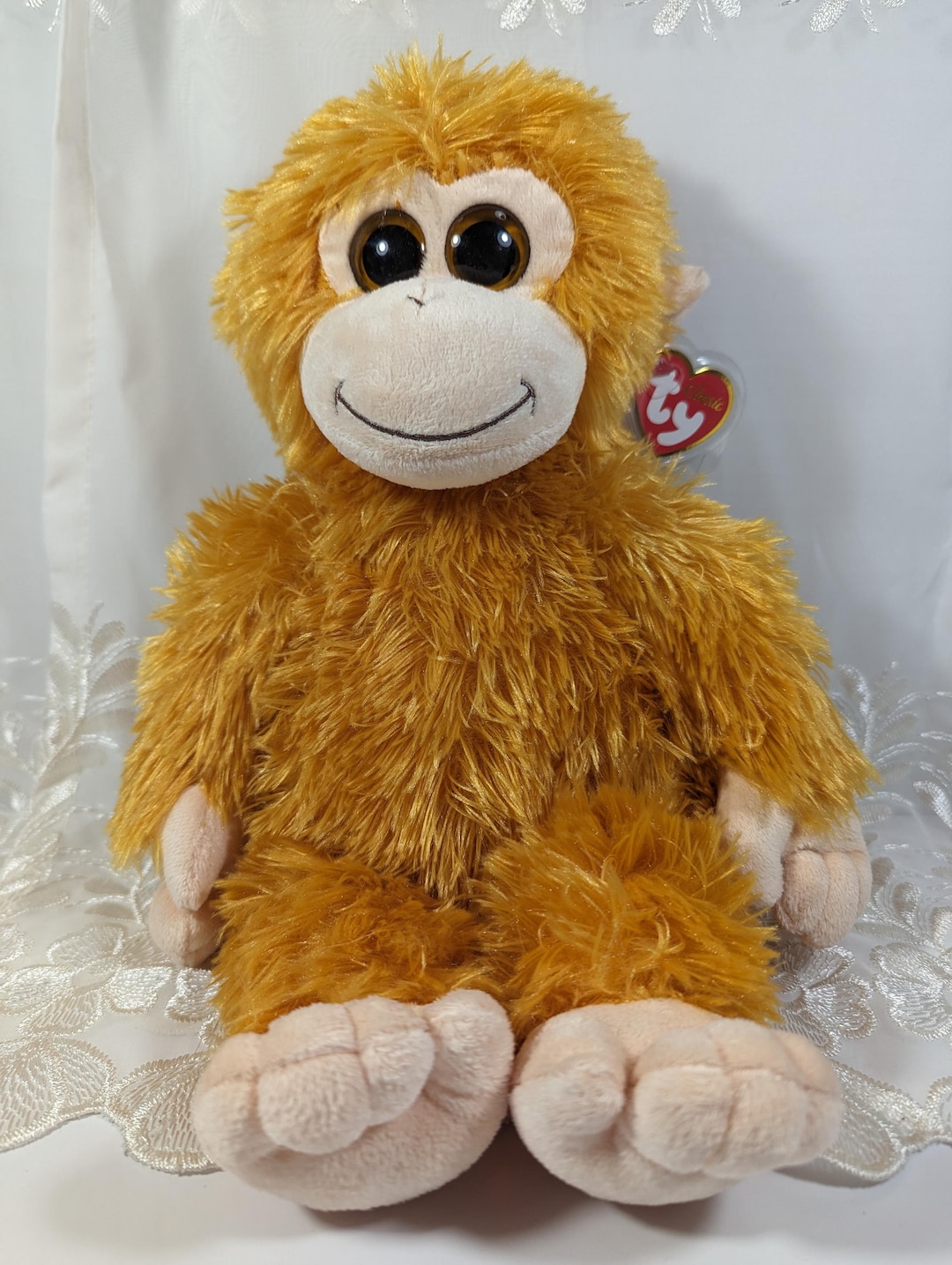 Ty Classic Collection - Tangerine the Orange Monkey (14 In) - Etsy