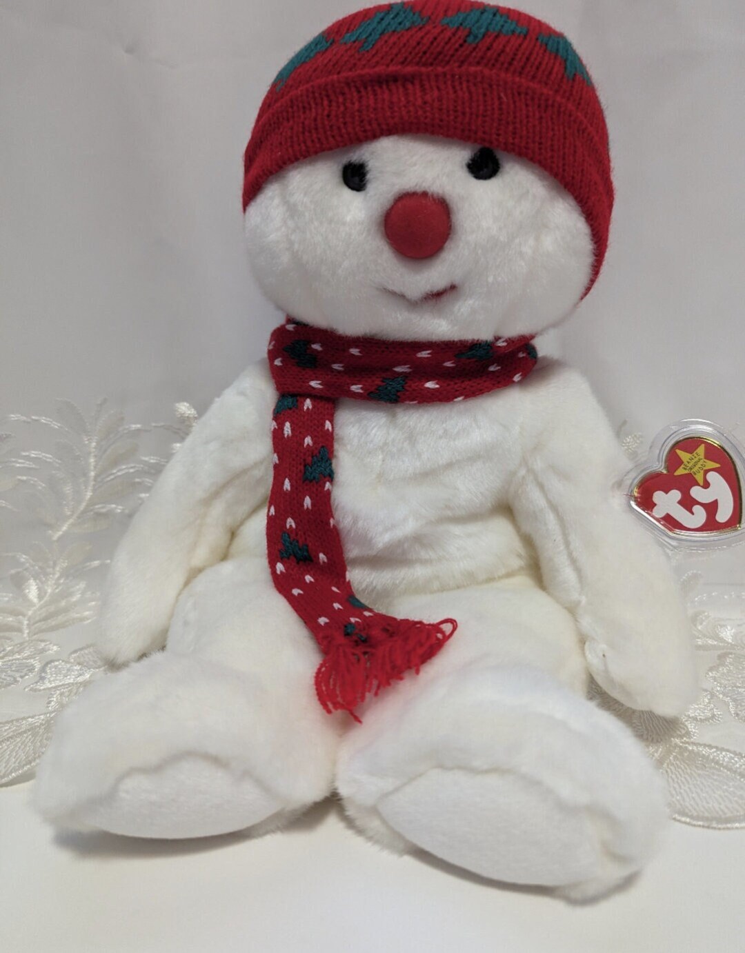 Ty Beanie Buddy - Snowboy the Snowman (14in) - Etsy