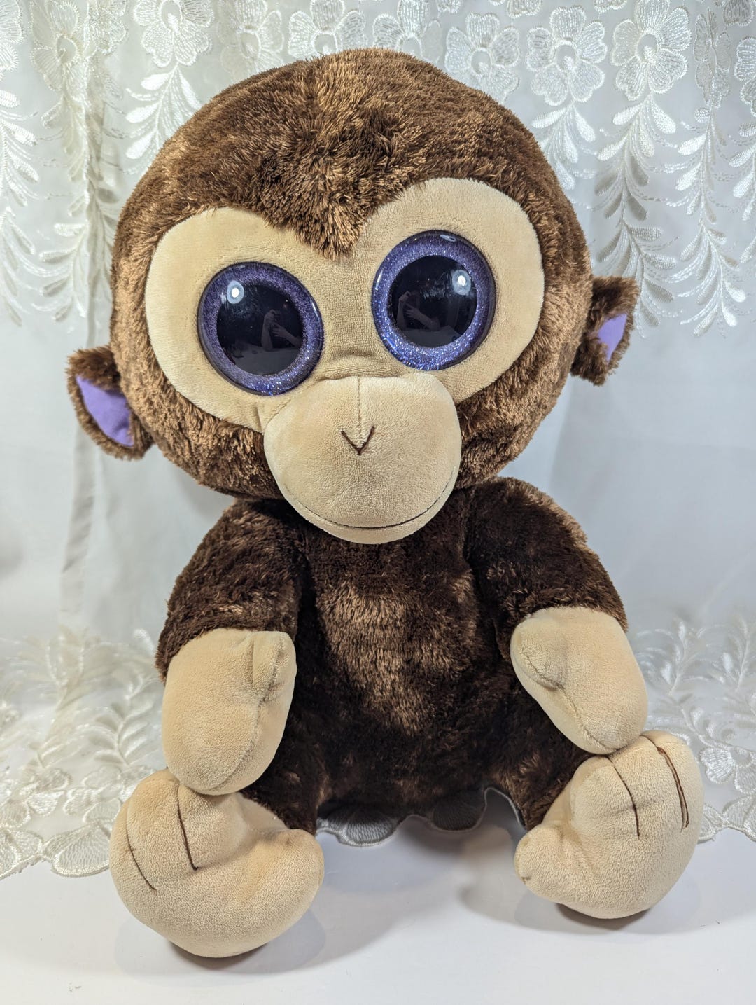 Ty Beanie Boo - Coconut the Monkey (16 In) *large* No Tag - Etsy