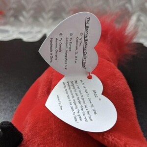 Ty Beanie Baby - Mac the Red Cardinal Bird Plush Toy (5in) - Etsy
